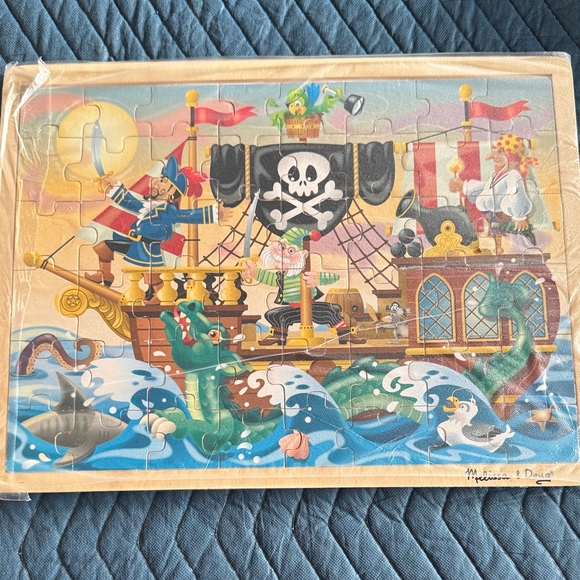 Melissa & Doug | Toys | Melissa Doug Pirate Adventure Puzzle | Poshmark